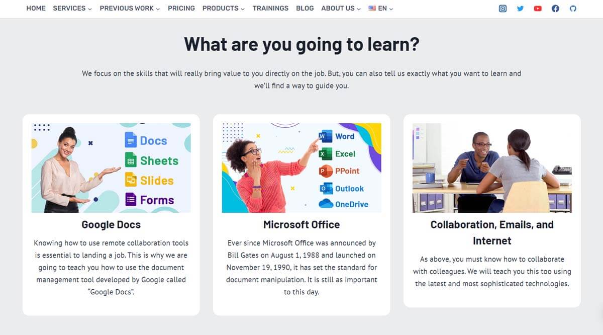 Computer training in DRC - Fallax Vision